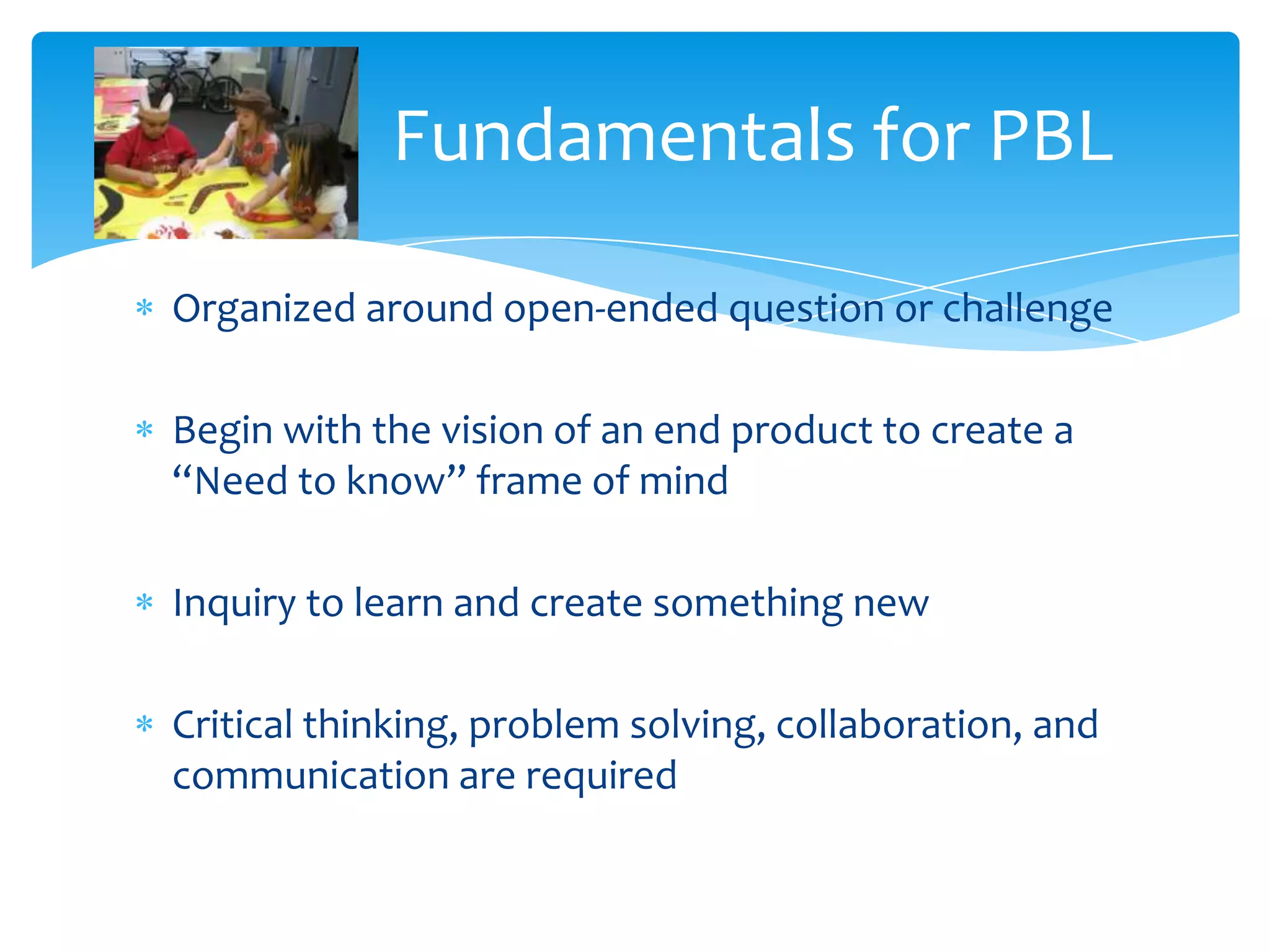 Project Based Learning | PPTX