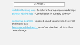 mechanism of hearing | PPTX