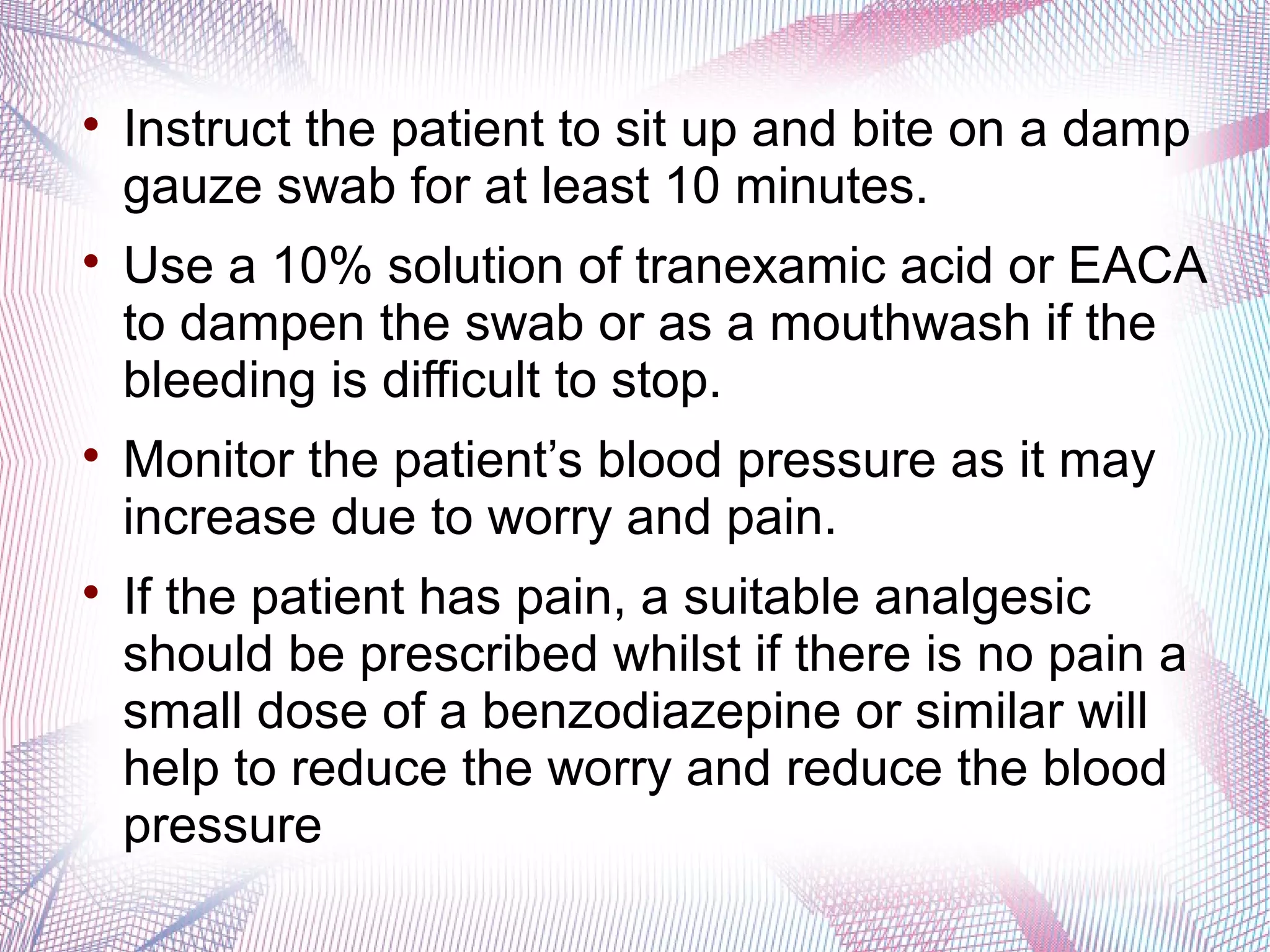 Dental Management of Hemophiliac patients | PPT