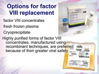 Dental Management of Hemophiliac patients | PPT