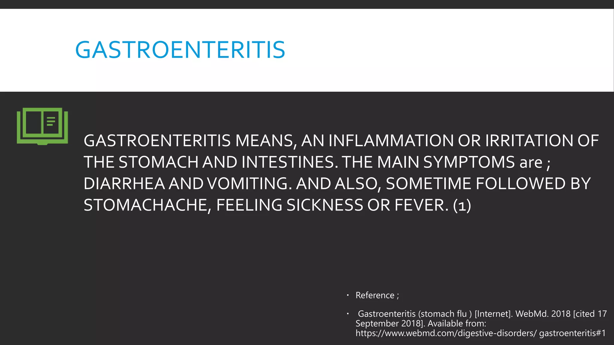 causes of gastroenteritis , viral ,bacterial , and parasite | PPTX