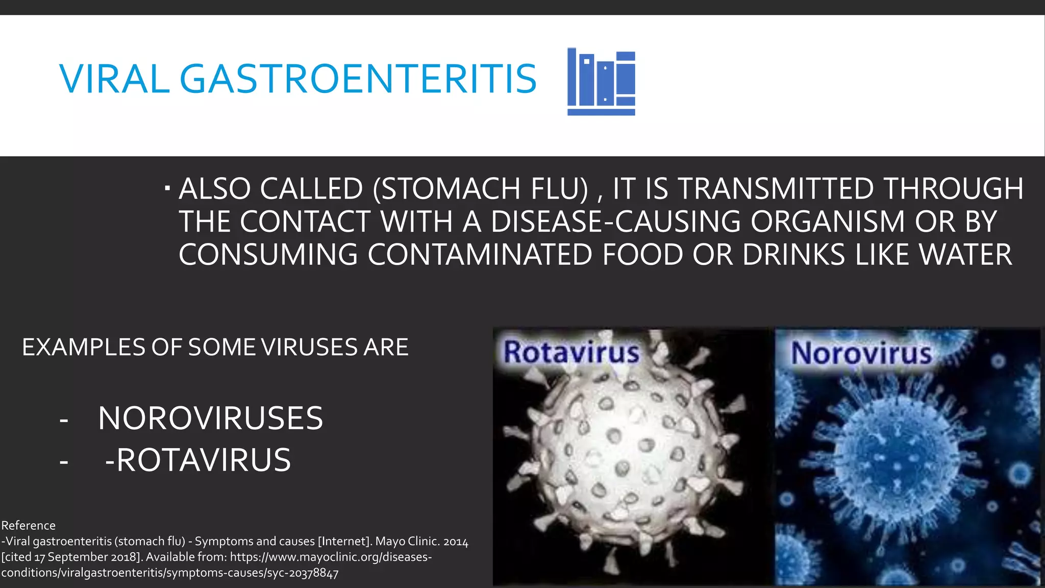 causes of gastroenteritis , viral ,bacterial , and parasite | PPTX