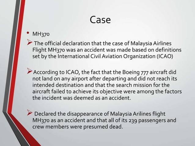 ICAO: International Civil Aviation Organisation | PPTX