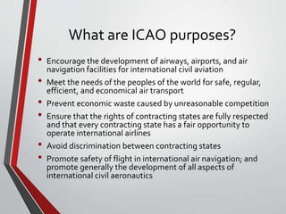 ICAO: International Civil Aviation Organisation | PPTX