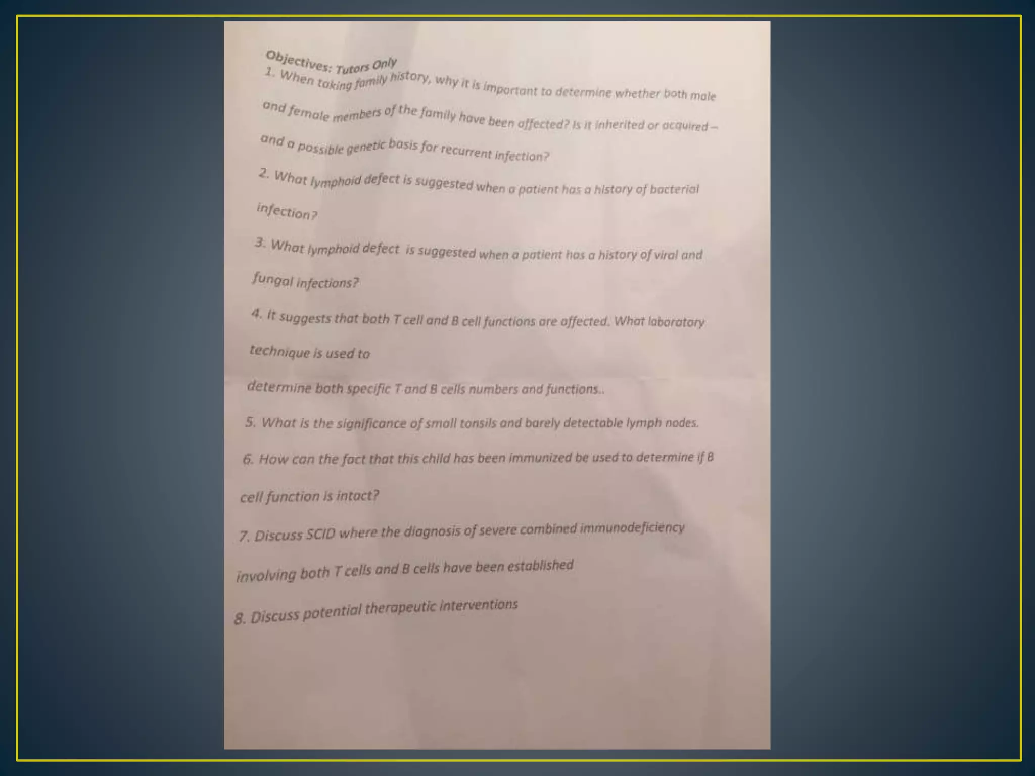 Severe combined immunodeficiency - SCID | PPTX