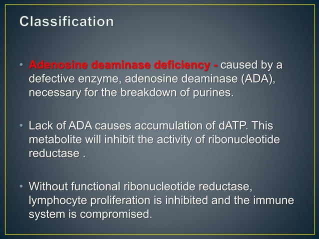 Severe combined immunodeficiency - SCID | PPTX | Genetics | Science