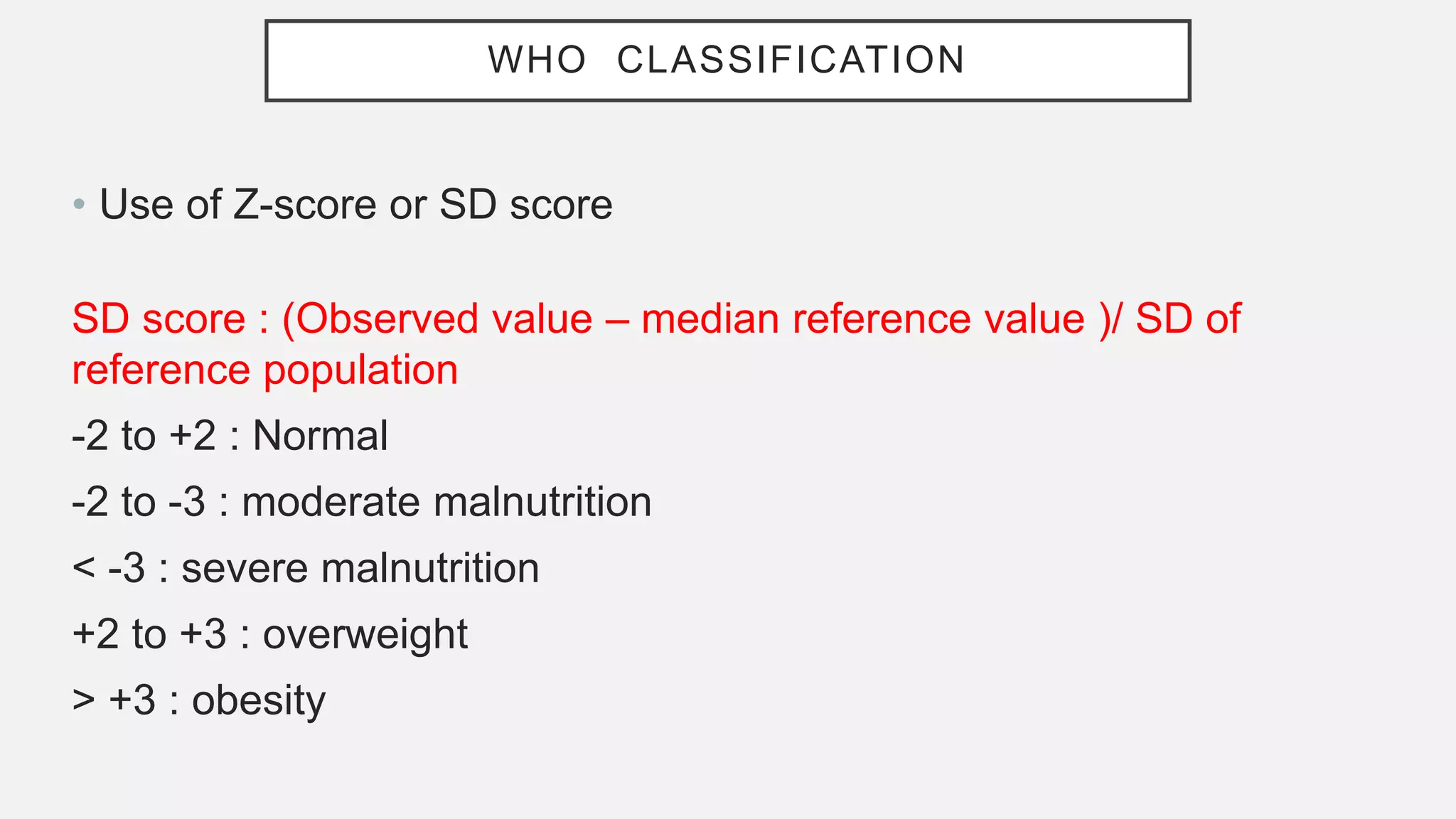 methods to classify malnutrition | PPTX