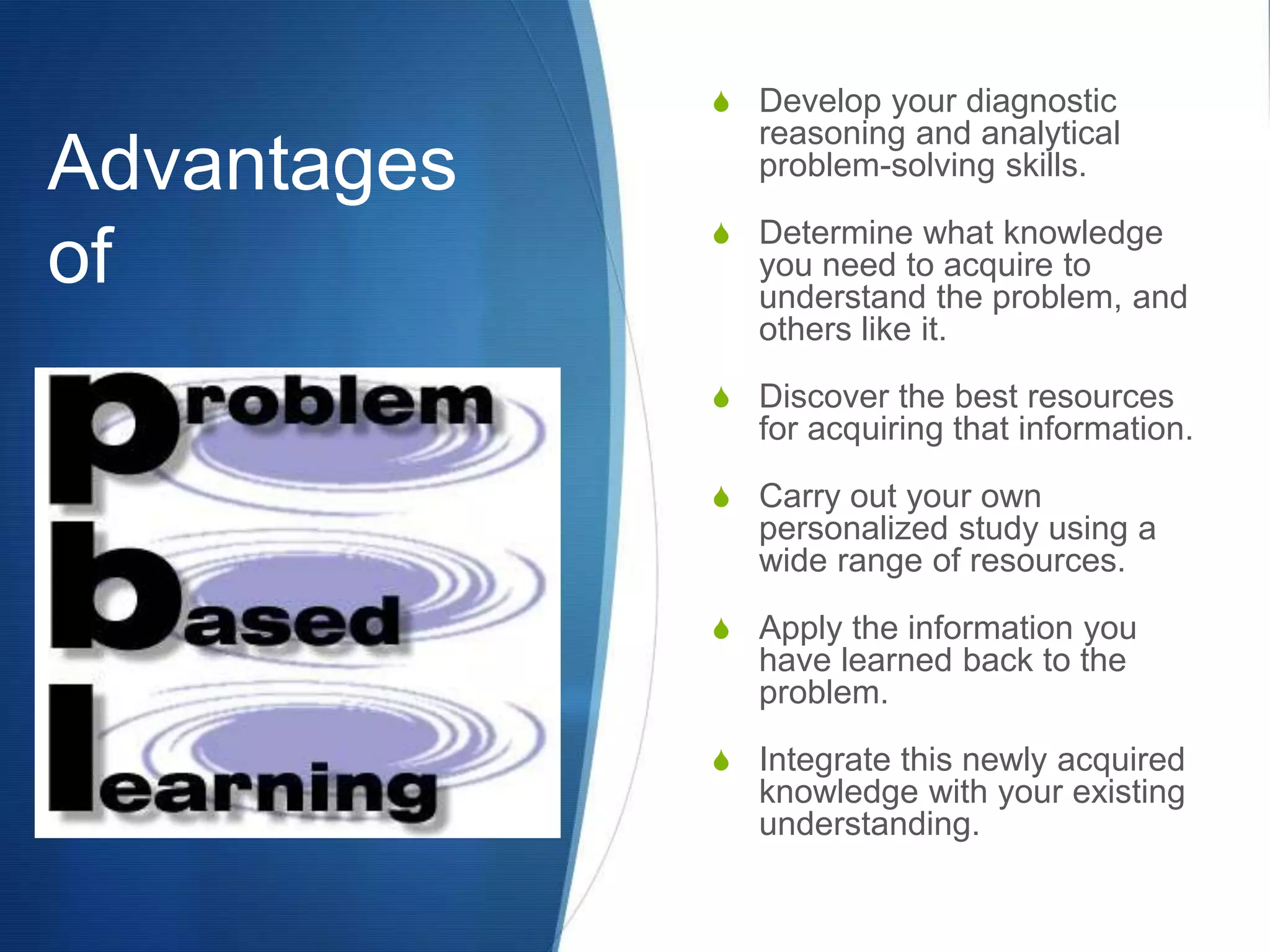 Problem based learning | PPT