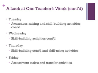 Portfolio Based Language Assessment (PBLA): Maximizing Assessment for ...