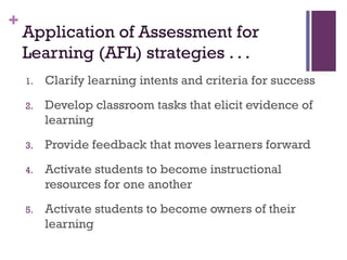 Portfolio Based Language Assessment (PBLA): Maximizing Assessment for ...