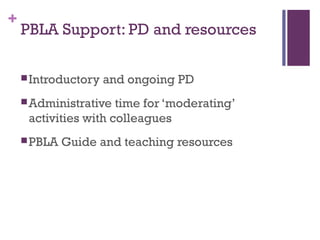 Portfolio Based Language Assessment (PBLA): Maximizing Assessment for ...
