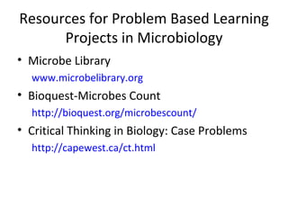 PBL Activities For Microbiology | PPT | Pregnancy | Reproductive Health