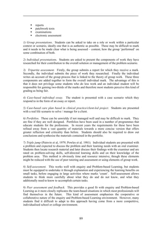 Pbl+assessment chapter9 | PDF