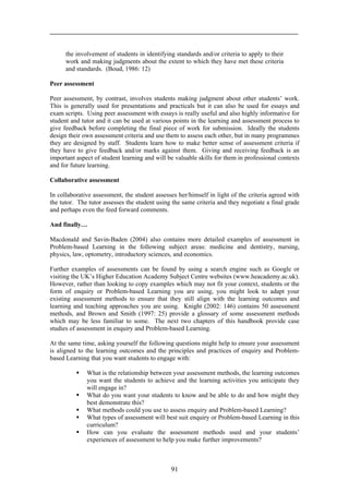 Pbl+assessment chapter9 | PDF