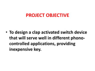 Clap switch | PPTX