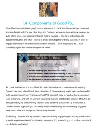 Pbl course on teacher academy | PDF