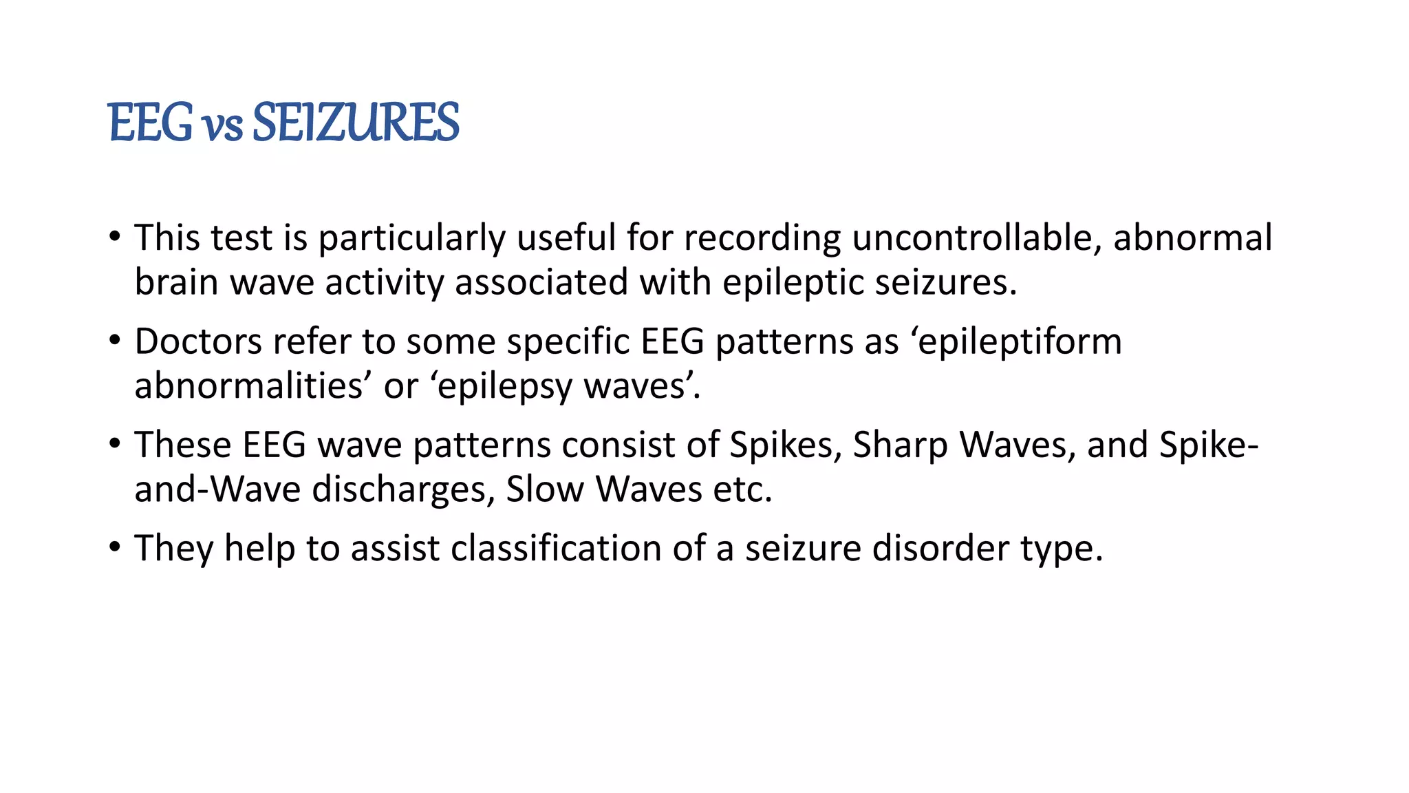 EEG Epilepsy | PPTX