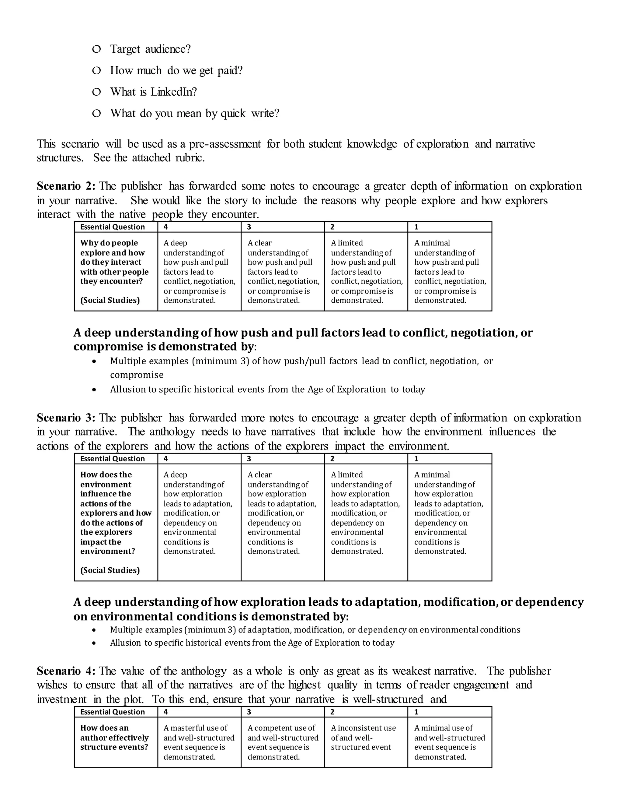 PBL Facilitation- Workshop Example Lesson Plans | DOCX