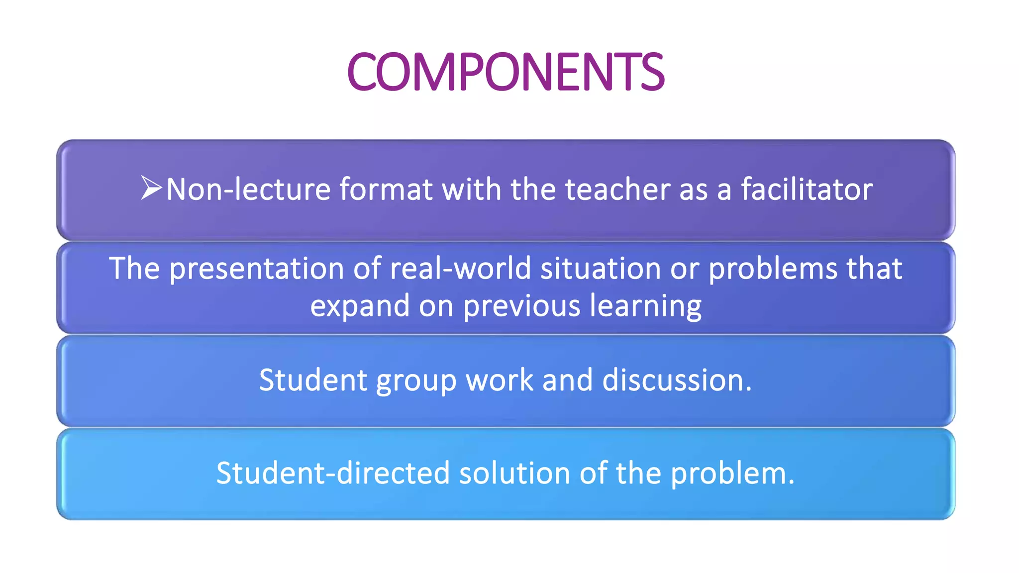 Problem based learning, A teaching strategy | PPTX
