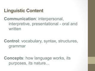 Project-Based Learning for World Languages | PPT