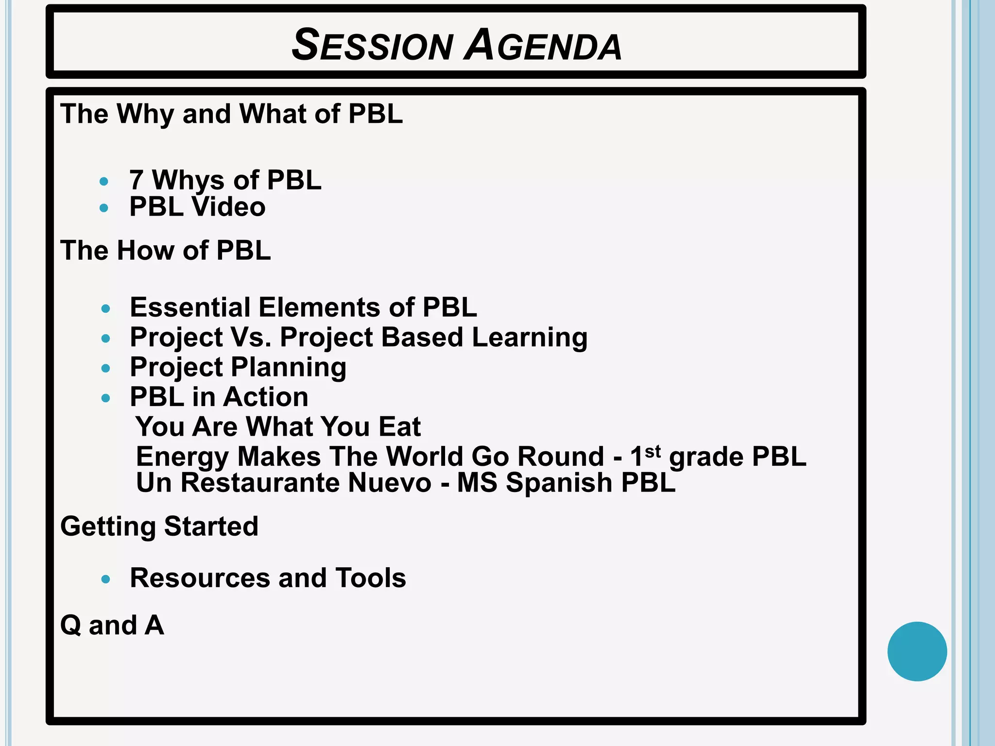 PBL Presentation | PPT