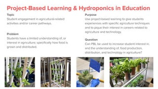 PBL and Hydroponics | PPT