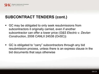 Procurement and Subcontractors | PPTX