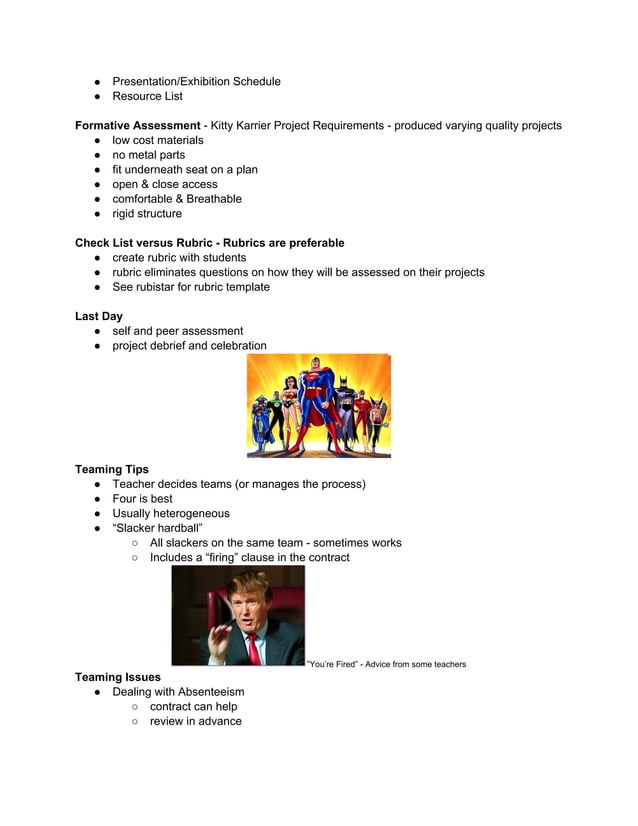 Project Based Learning/Buck Institute | PDF