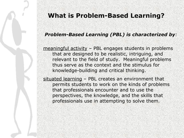 Pbl in teacher education | PPT