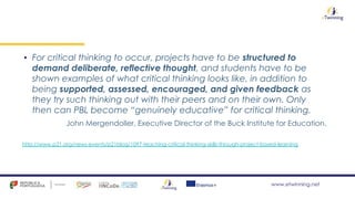 eTwinning: Project Based Learning | PDF