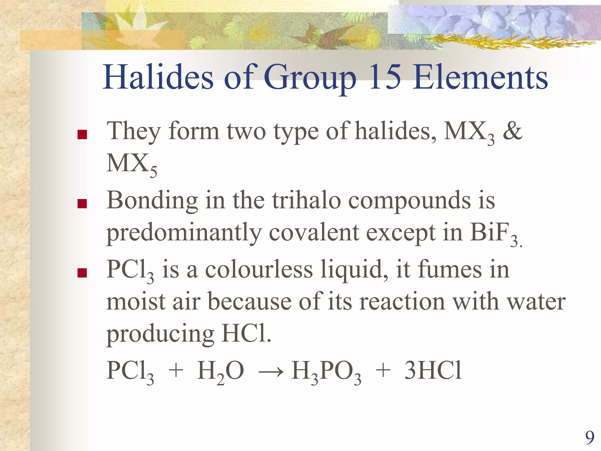 P block element GROUP 15 ELEMENTS.pptx