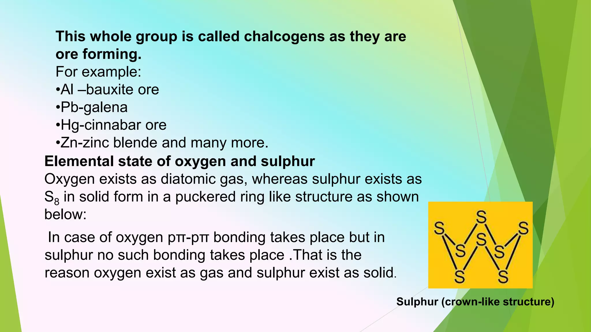 P block elemets grp 16 to 18 | PPTX