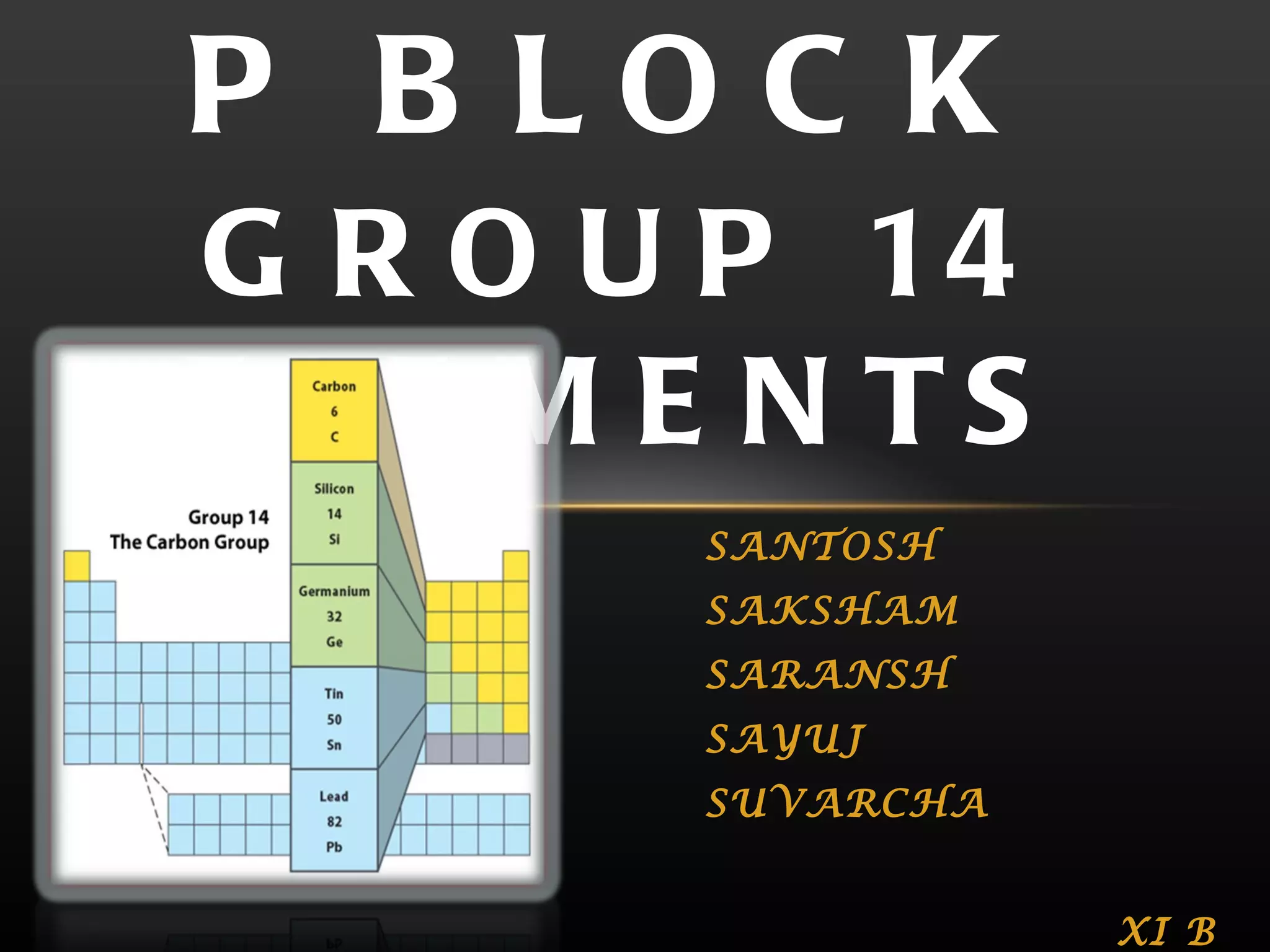 P block group 14 | PPT
