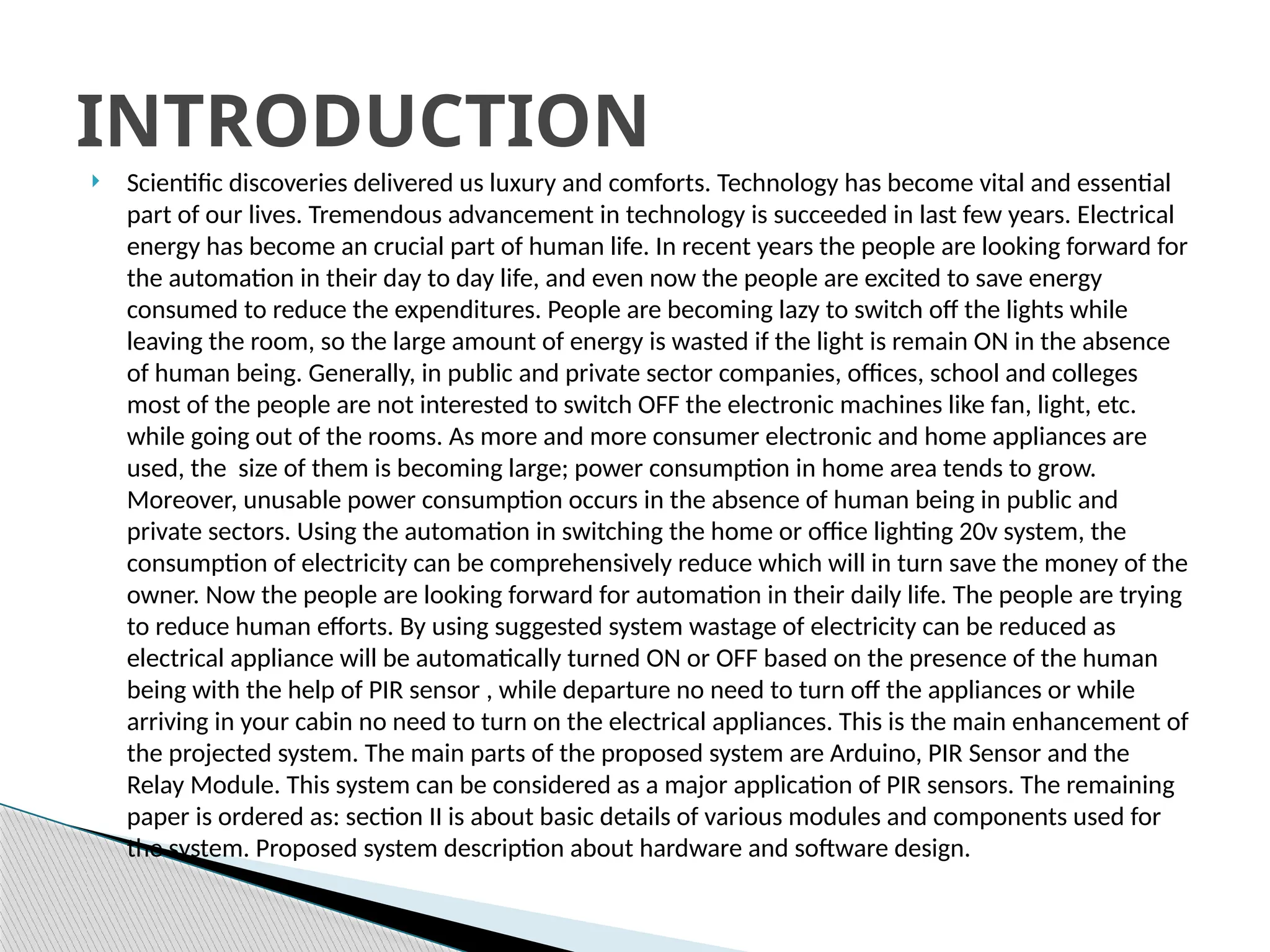 Automatic room light controller using aurdino | PPTX