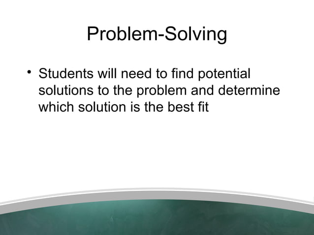 Problem Based Learning | PPT