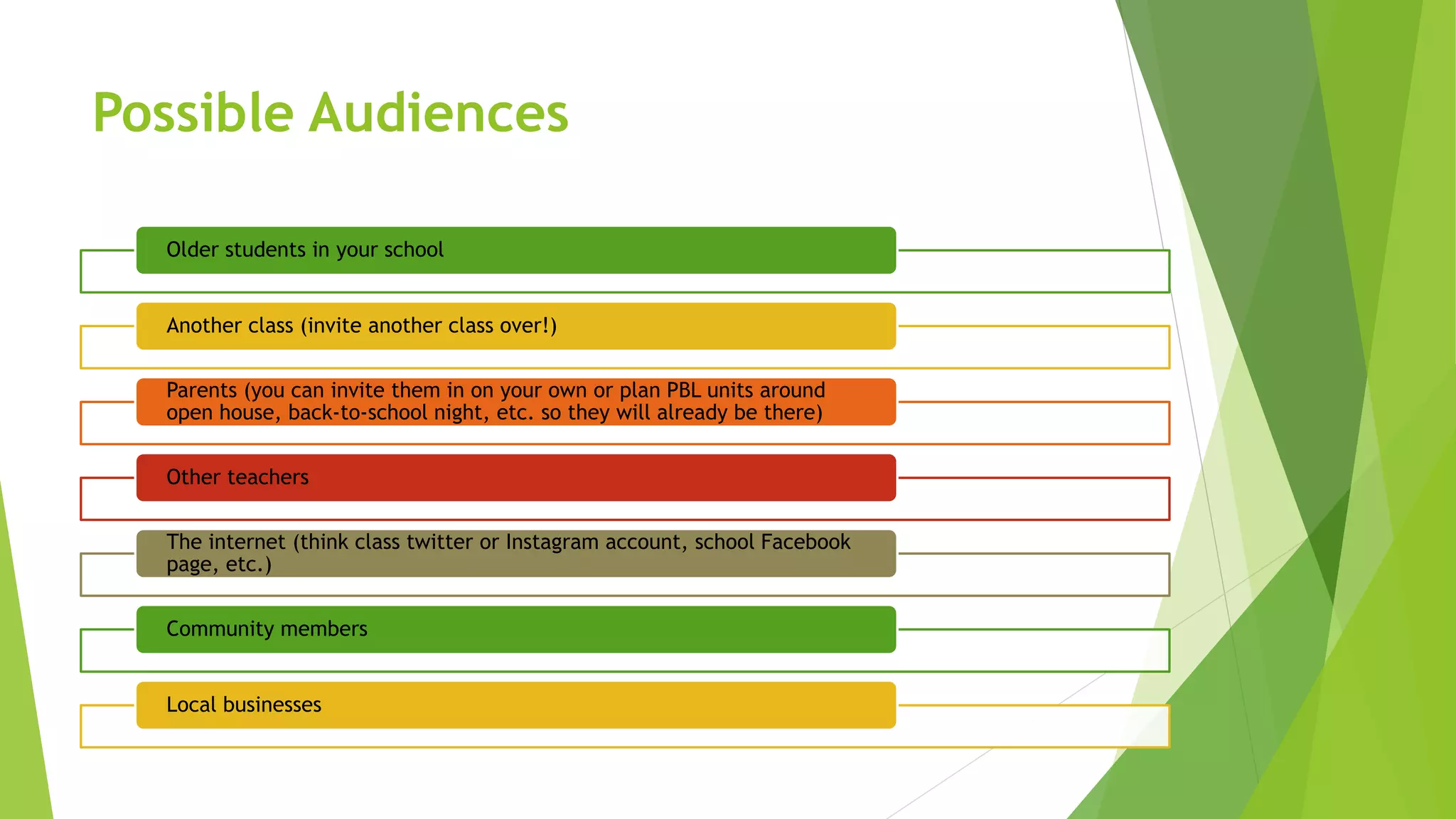PBL presentation | PPTX