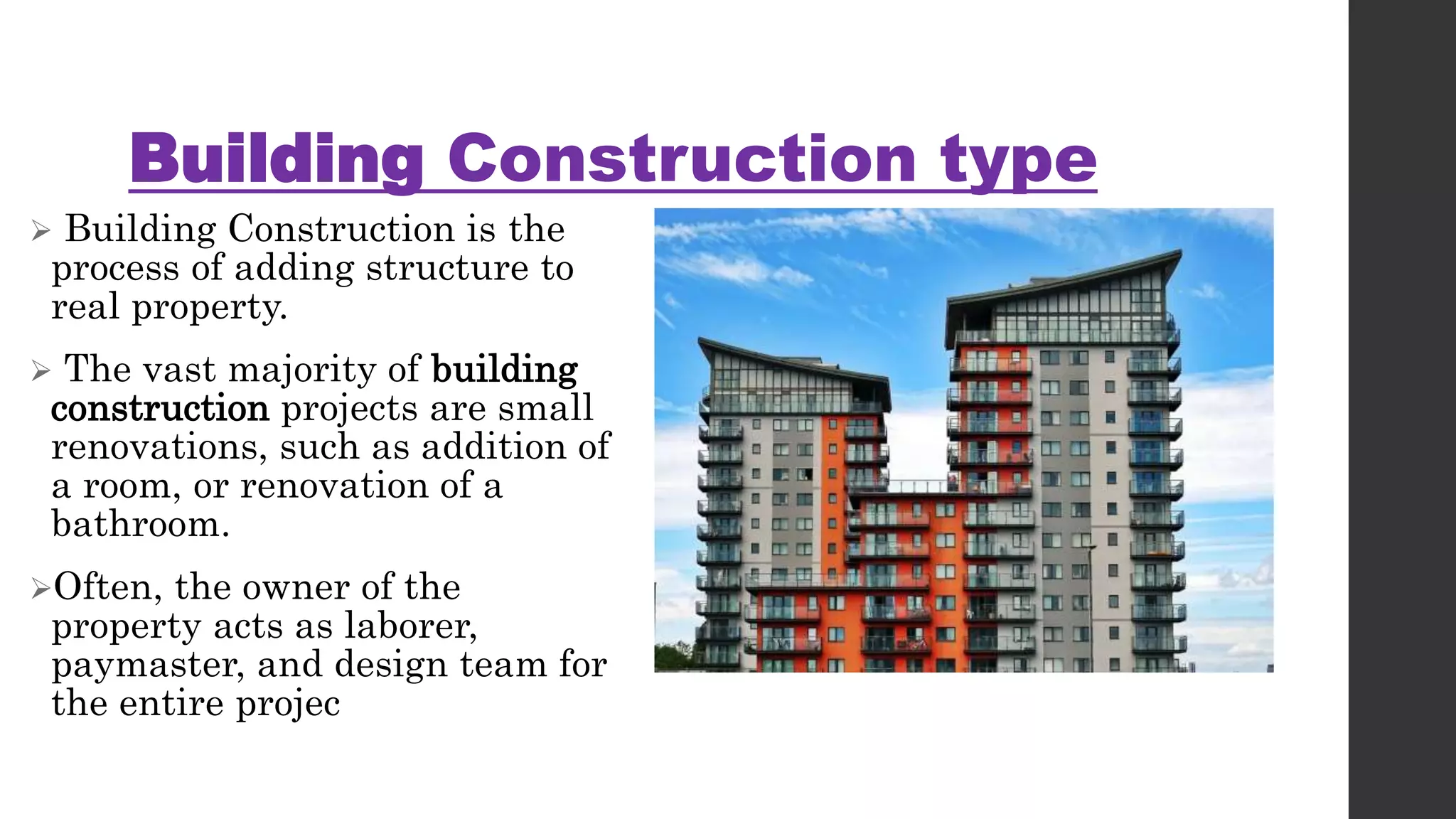 Classification & Construction Type. | PPTX