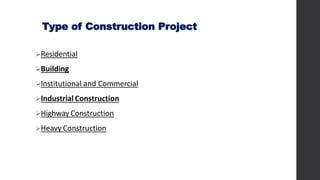 Classification & Construction Type. | PPTX