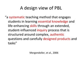 Pbl research summarized | PPT