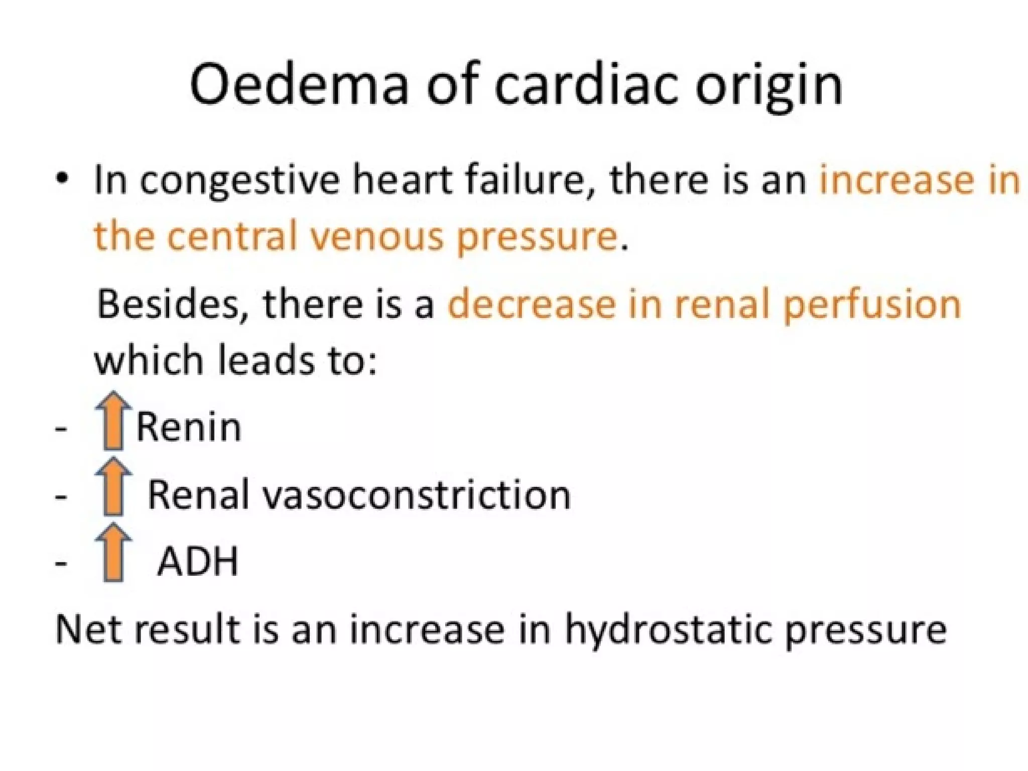 Pathophysiology of generalised edema | PPT