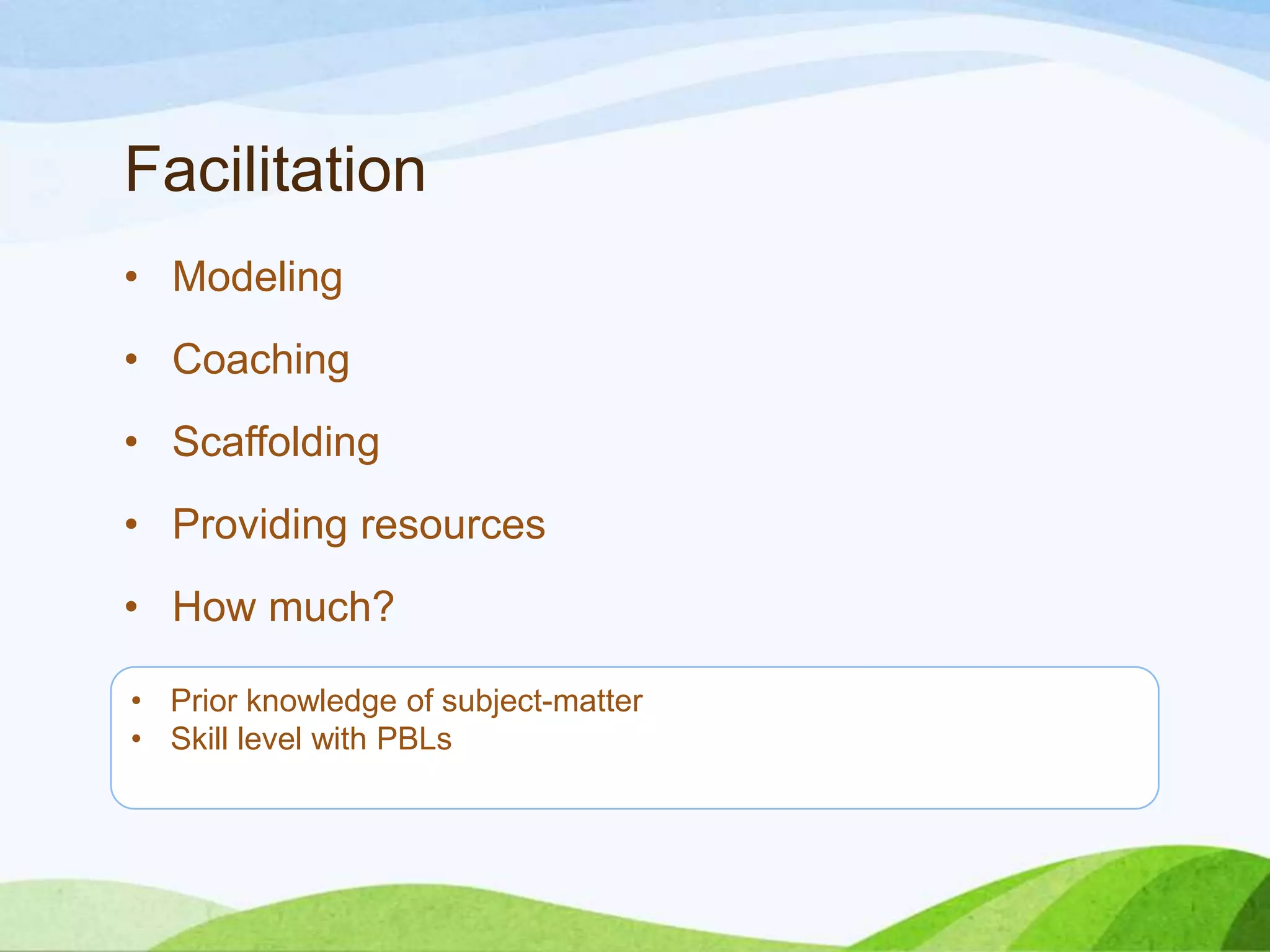 Project-based and Problem-based learning | PPTX