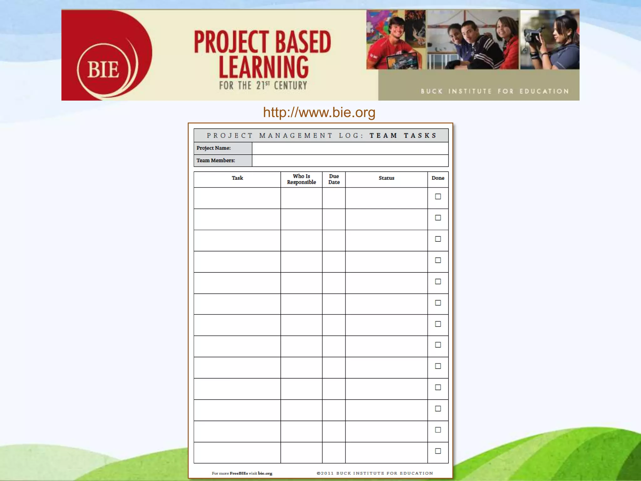 Project-based and Problem-based learning | PPTX