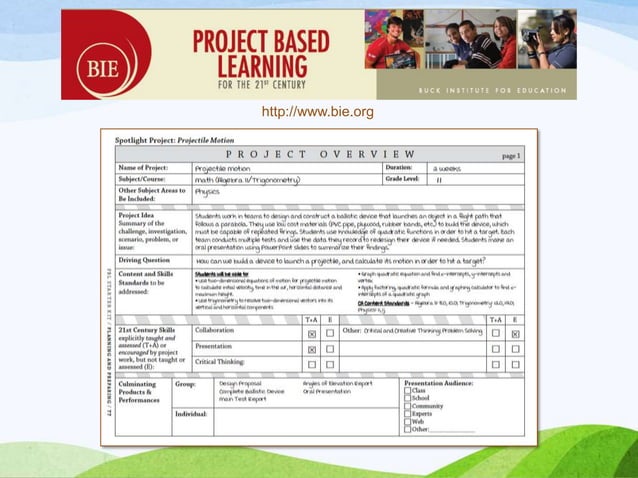 Project-based and Problem-based learning | PPTX | Educational Assessment | Education