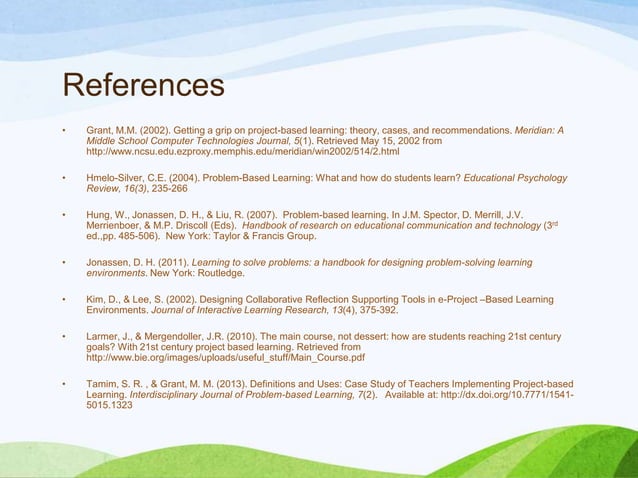 Project-based and Problem-based learning | PPTX | Educational ...
