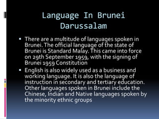 Pbl sir. noel brunei darussalam | PPTX