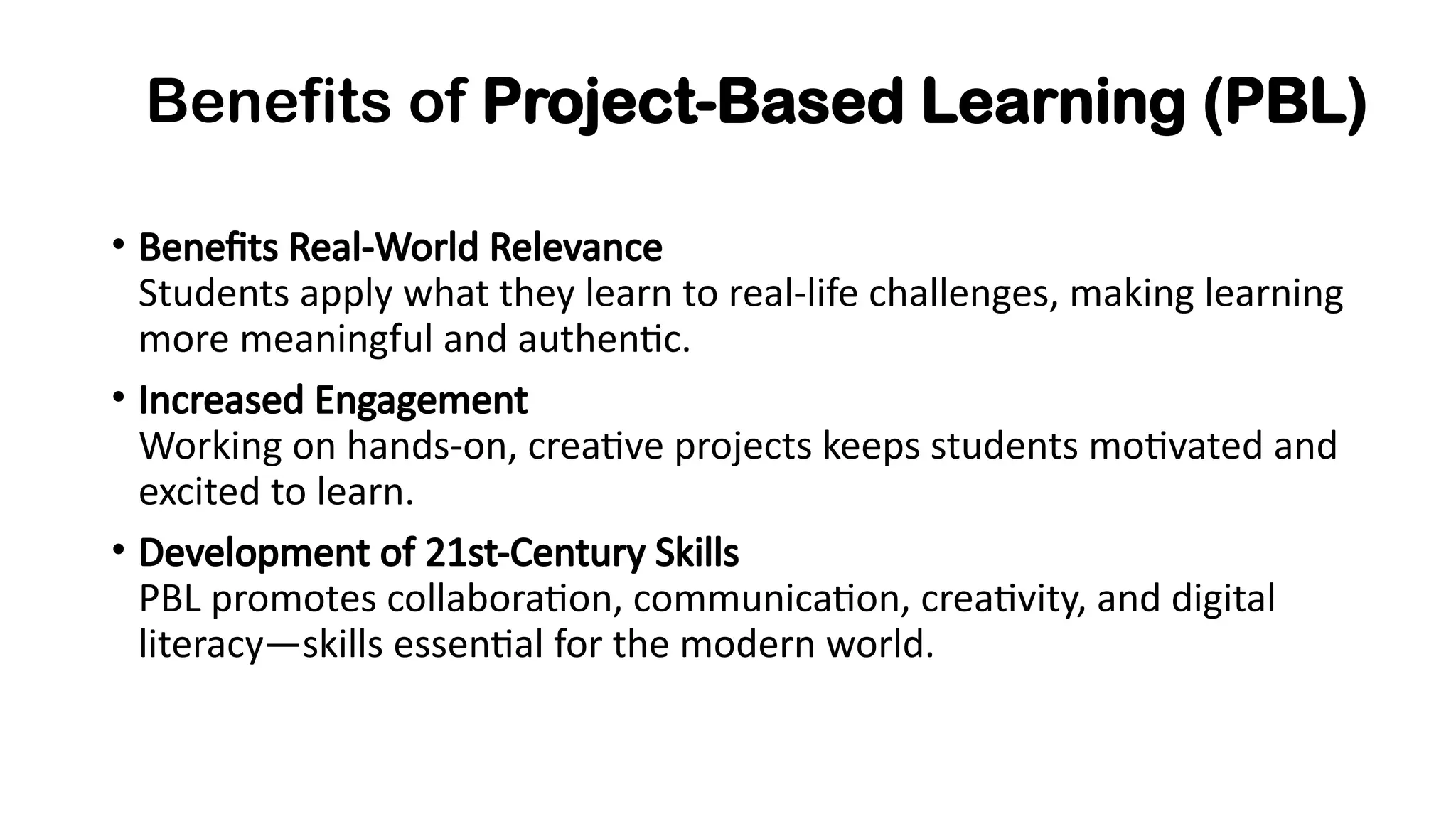 Problem based learning vs Project based Learning | PPTX