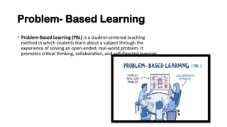 Problem based learning vs Project based Learning | PPTX