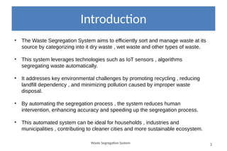 PBL (Waste Segregation System).pptx final | PPT