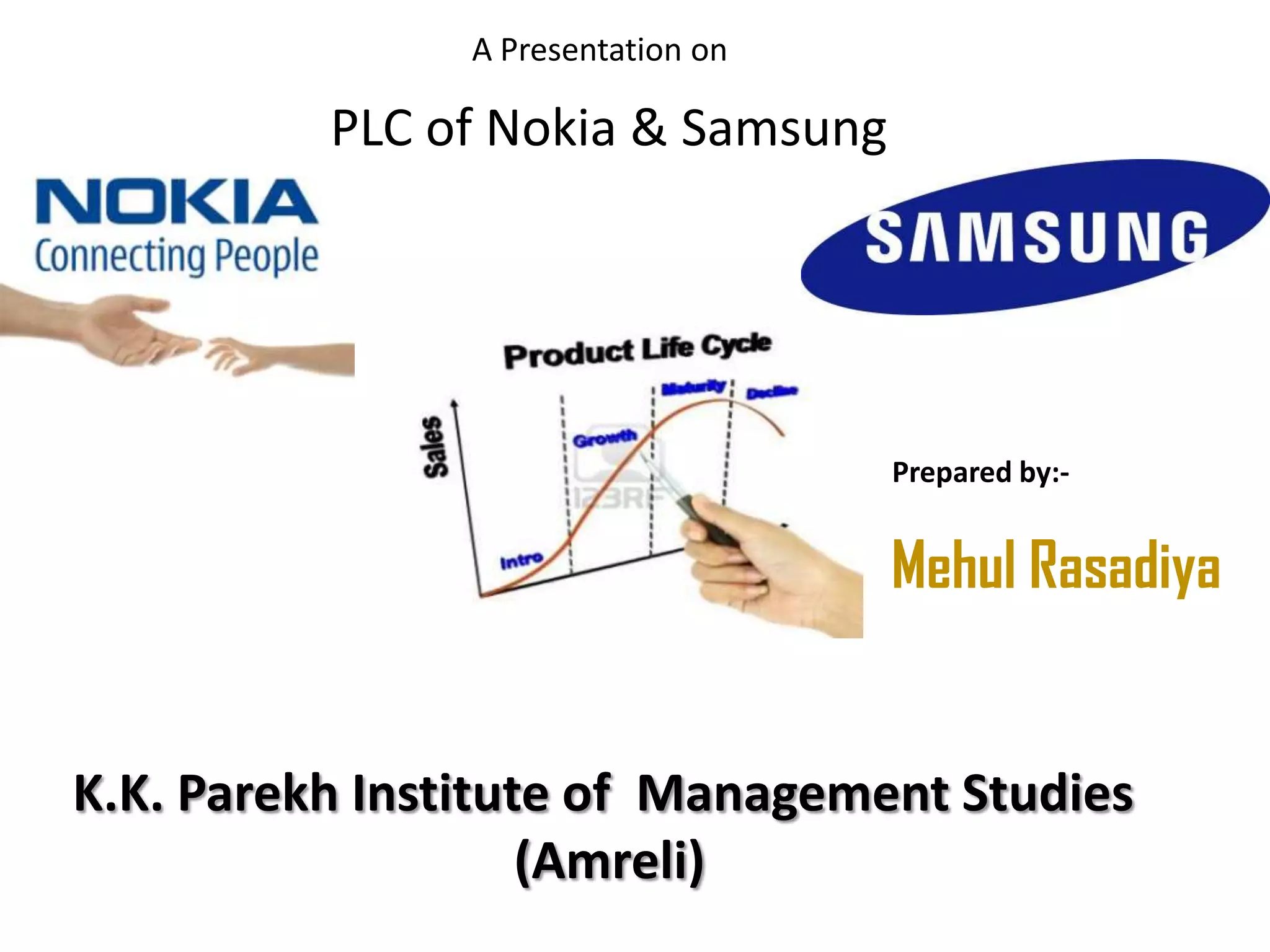 PLC analysis of Nokia and Samsung | PPTX