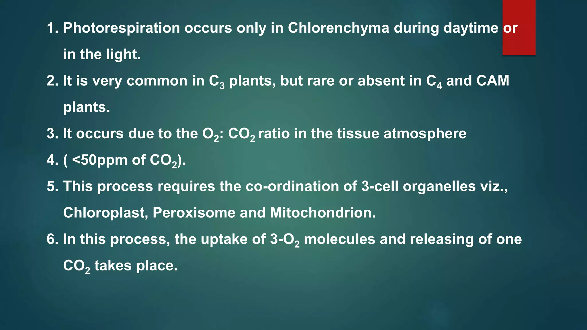PHOTORESPIRATION | PPTX